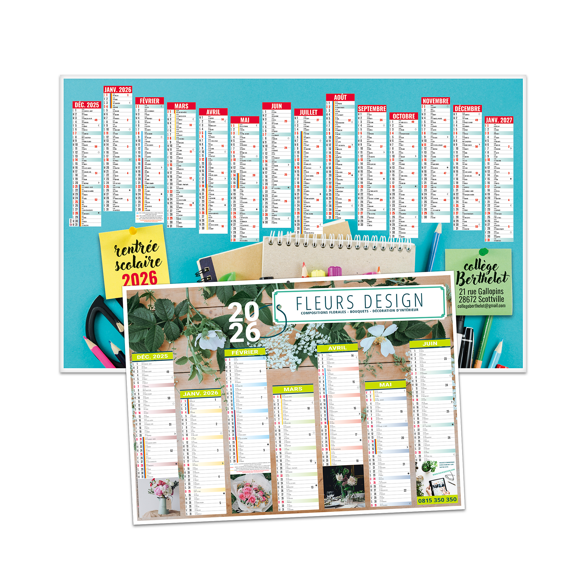 Calendrier Publicitaire Personnalisé | Imprimeur Calendrier